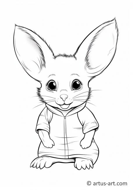 Bilby Coloring Page For Kids » Free Download » Artus Art