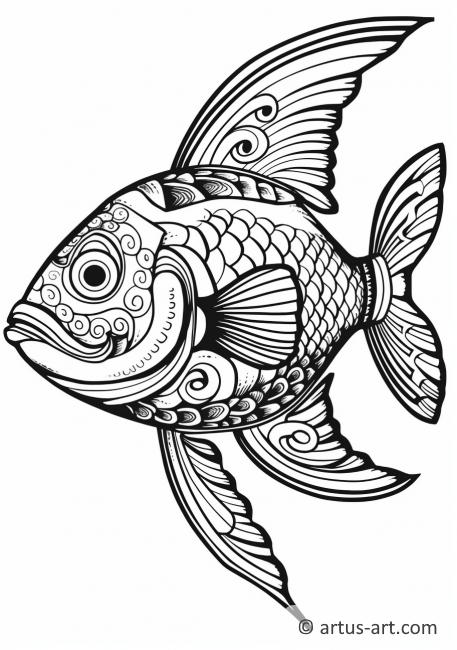 Bluefish Coloring Page » Free Download » Artus Art