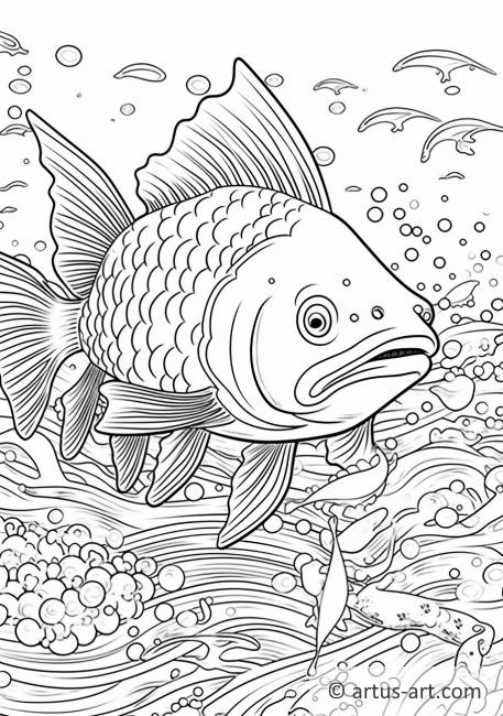 Bluefish Coloring Page For Kids » Free Download » Artus Art