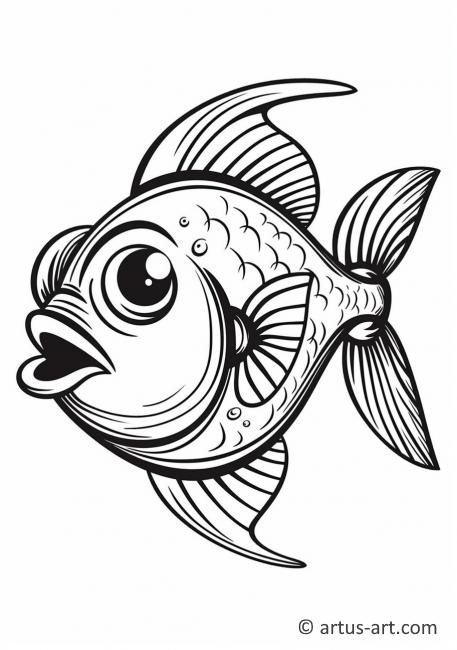 Bluefish Coloring Page For Kids » Free Download » Artus Art