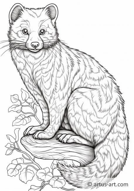 Fisher cat Coloring Page » Free Download » Artus Art