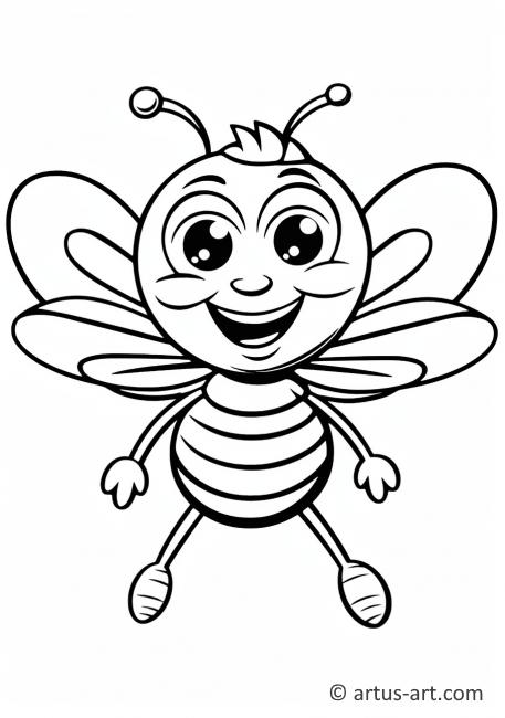 Fliege Ausmalbild für Kinder » Gratis Ausdrucken & Ausmalen » Artus Art