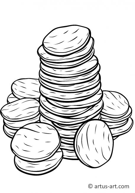 Potato Chips Coloring Page » Free Download » Artus Art