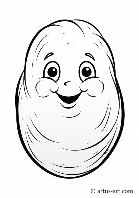 Potato Face Coloring Page » Free Download » Artus Art