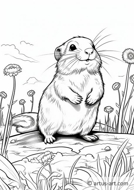 Lemming Coloring Page For Kids » Free Download » Artus Art