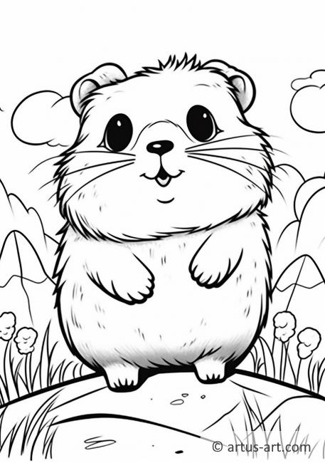 Lemming Coloring Page For Kids » Free Download » Artus Art