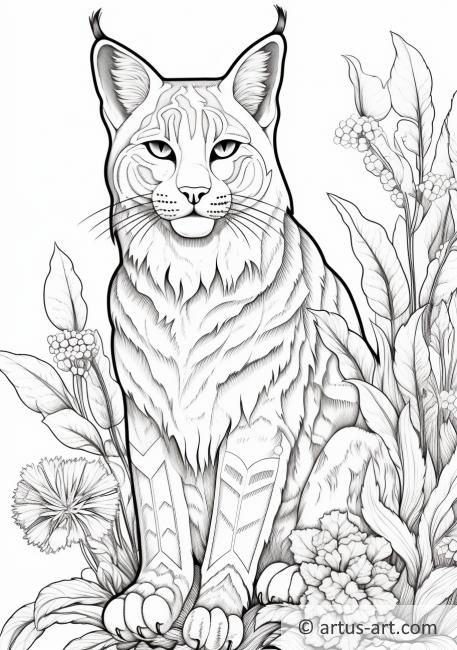 Luchs Ausmalbild » Gratis Ausdrucken & Ausmalen » Artus Art