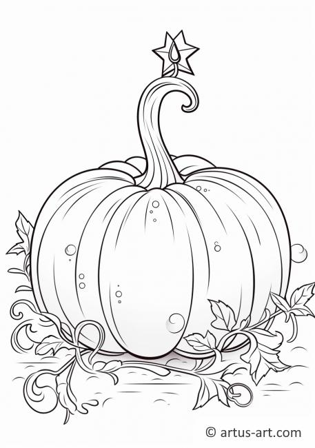 Fairytale Pumpkin Coloring Page » Free Download » Artus Art