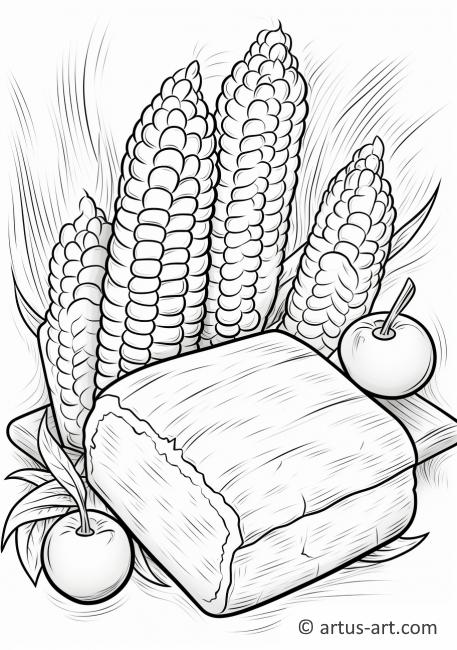 Maize Bread Coloring Page » Free Download » Artus Art