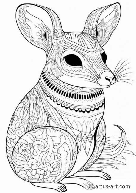 Mouse Deer Coloring Page » Free Download » Artus Art