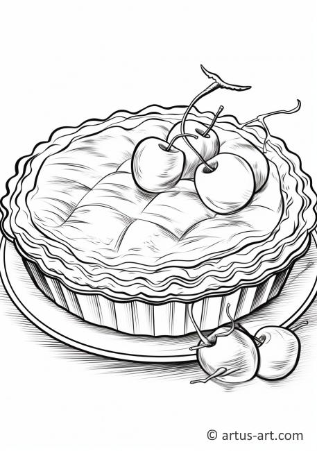 Plum Pie Coloring Page » Free Download » Artus Art