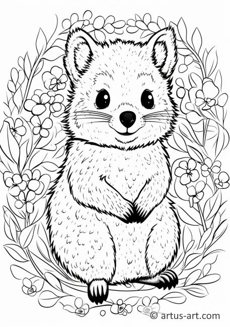 Quokka Coloring Page » Free Download » Artus Art