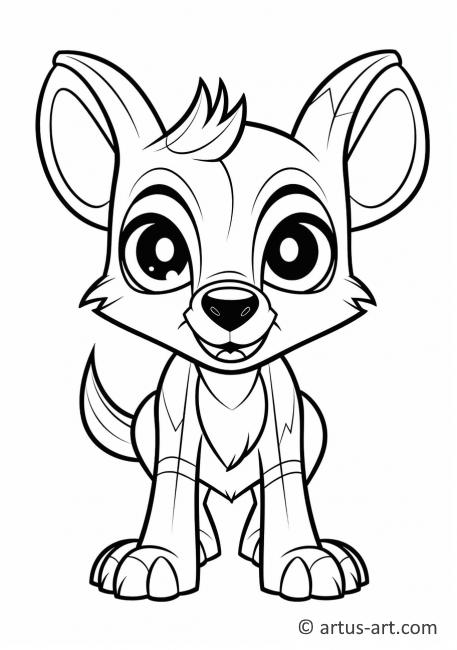 Cute Tasmanian tiger Coloring Page » Free Download » Artus Art