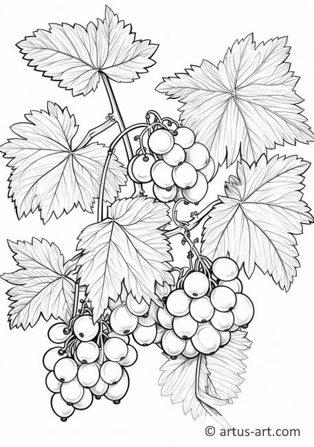 Gooseberry Harvest Coloring Page » Free Download » Artus Art