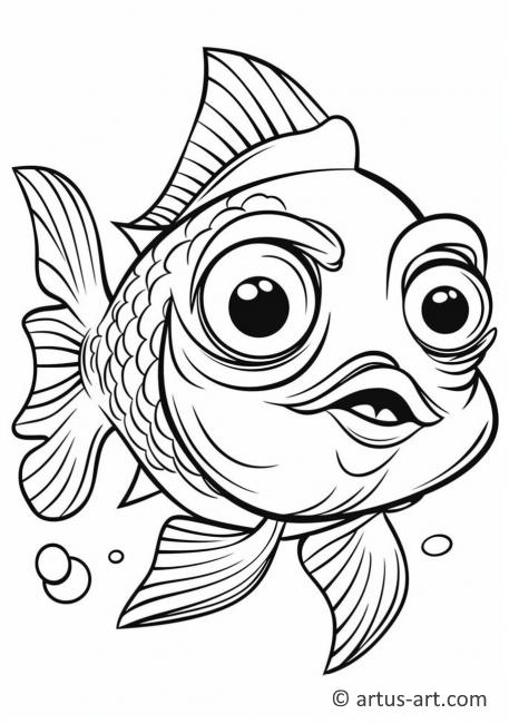 Awesome Perch Coloring Page For Kids » Free Download » Artus Art