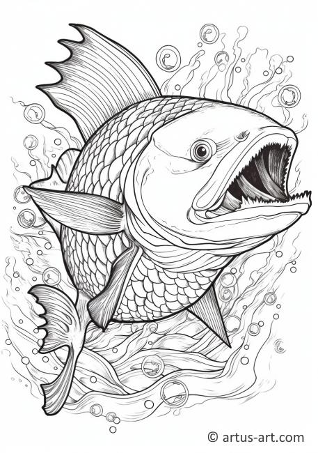Tarpon Coloring Page For Kids » Free Download » Artus Art