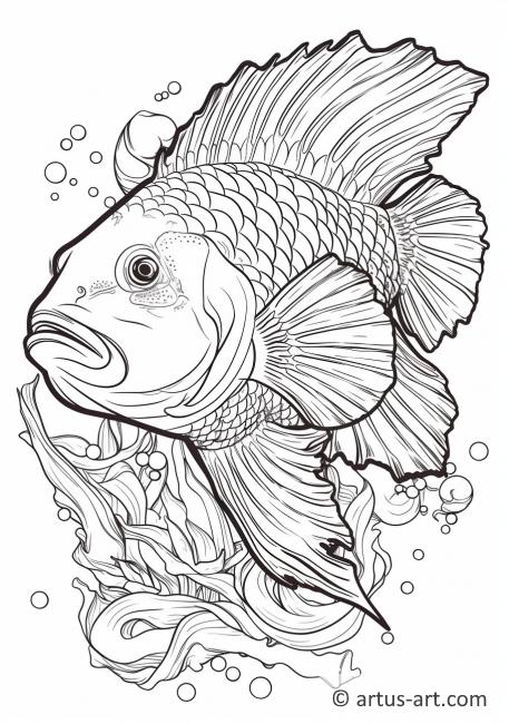 Grouper Coloring Page » Free Download » Artus Art